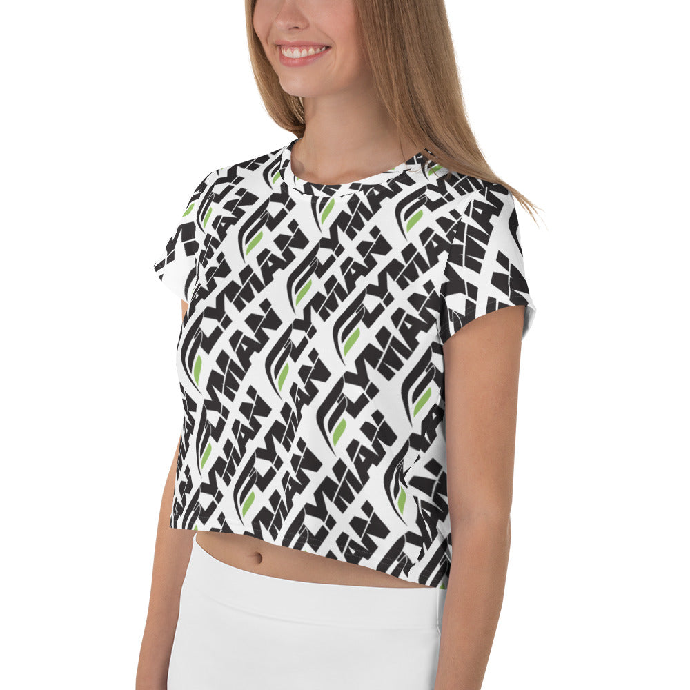 Flyman All-Over Print Crop Tee – Flyman Skis