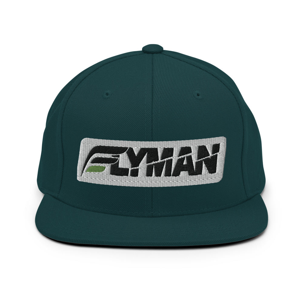 Flyman Embroidered Snapback Hat – Flyman Skis